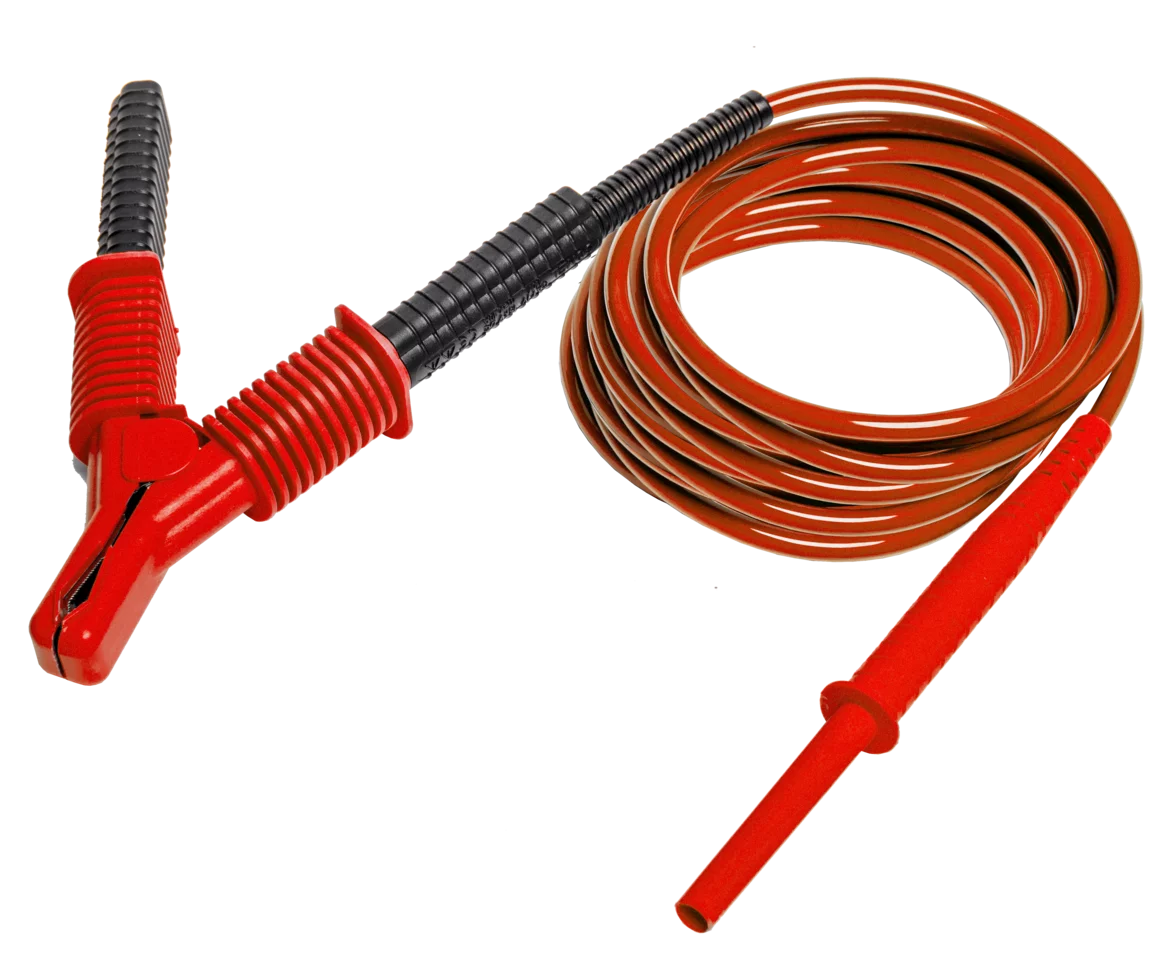Test lead 10 m red 15 kV, CAT IV 1000V with crocodile clip – Sonel Test ...
