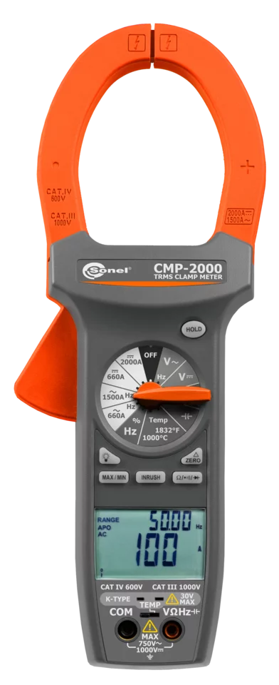 CMP-2000 Clamp-on Meter – Sonel Test Equipment USA