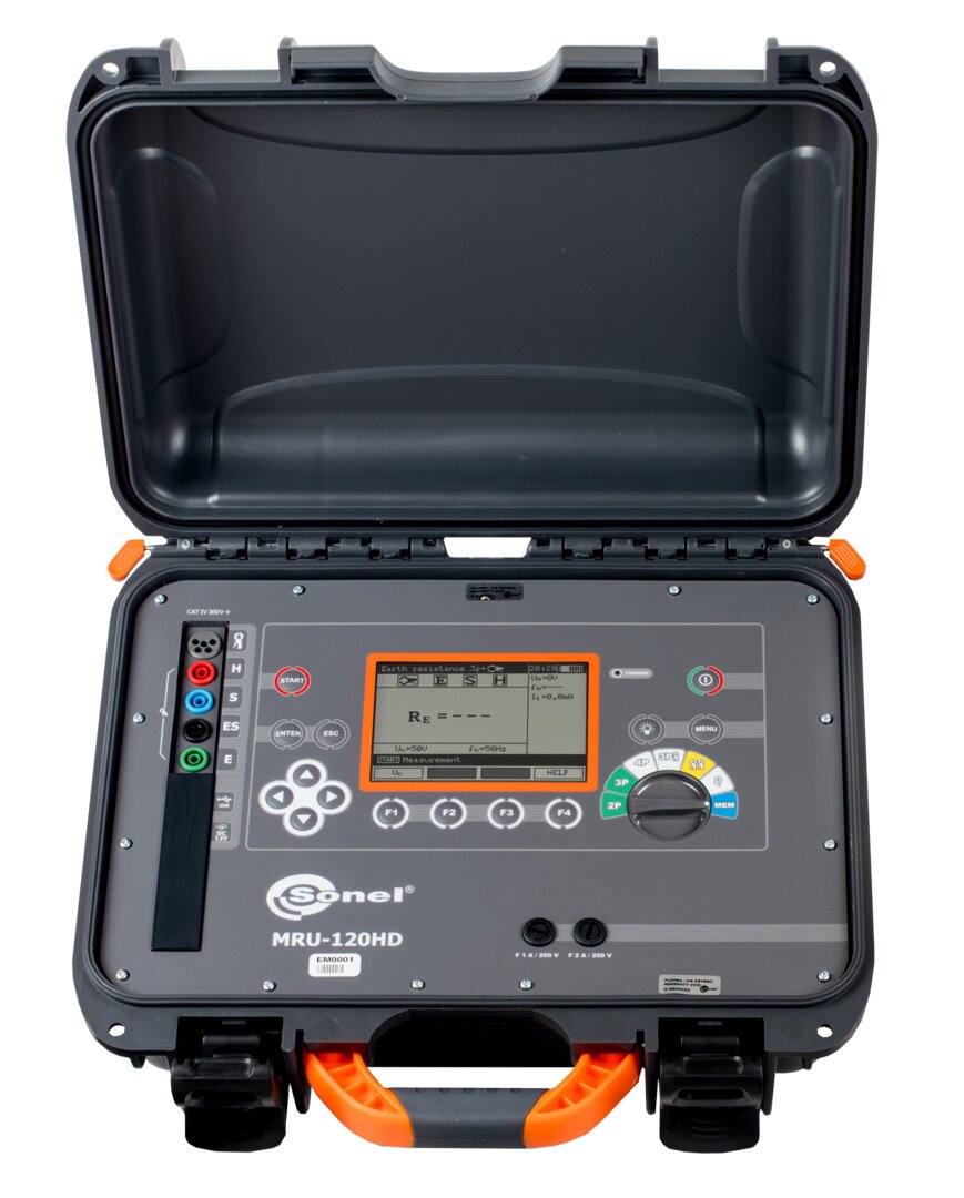 MRU-120 HD Earth Resistance and Resistivity Meter – Sonel Test ...